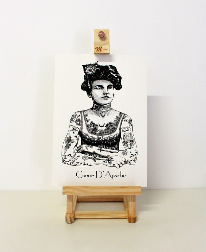 Affiche A4 Coeur d'Apache – Gang de Paris